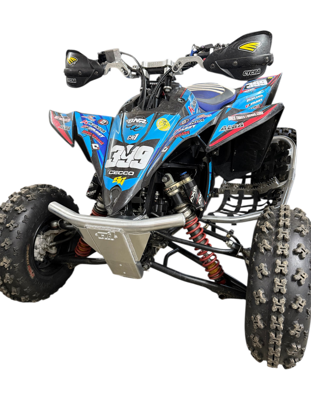 YAMAHA YFZ450R FRONT BUMPER - BULLHORN LOW – Cecco Racing